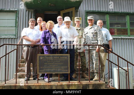 Retired Lt. Gen. Ernest Graves and his wife, Nancy Graves, stand behind ...