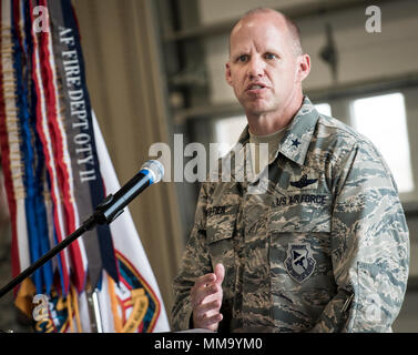 Brig. Gen. Evan Dertien, 96th Test Wing commander, completes his final ...