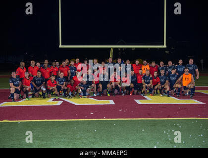 Royal Navy group photo rugby team on deck HMS Adventure 1936, 1937 ...