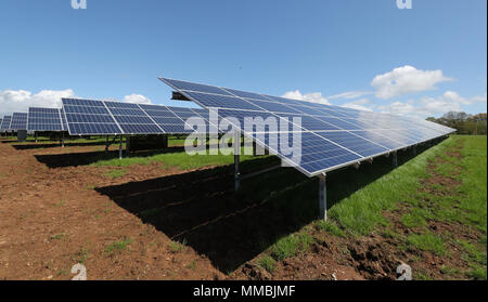 A view of the new £7 million solar farm at Dunore, which will supply ...