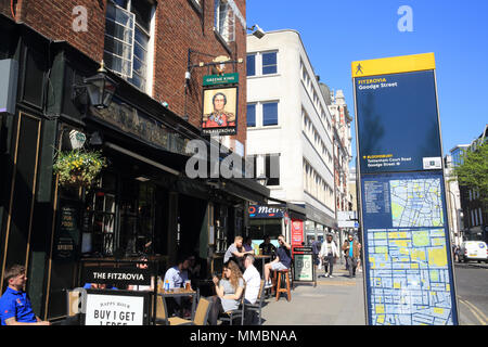 City of London tourist street map central London Stock Photo - Alamy