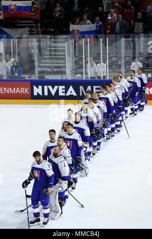 Kodan, Denmark. 10th May, 2018. L-R Teddy Da Costa (FRA) and Marek ...