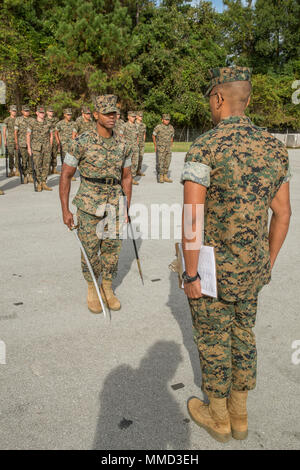 Sergeant Major Jamal Cook, Sergeant Major, Combat Logistics Battalion ...