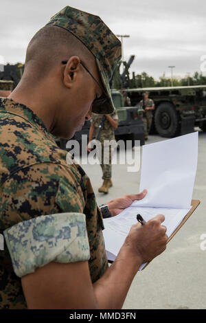 Sergeant Major Jamal Cook, Sergeant Major, Combat Logistics Battalion ...