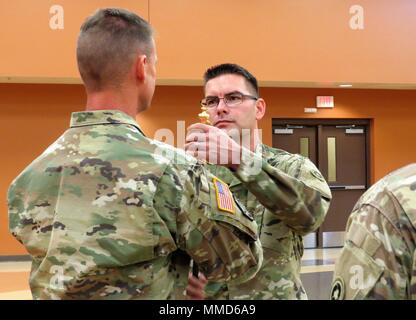 First Sgt. Barry Cox, 650th Regional Support Group first sergeant, Sgt ...