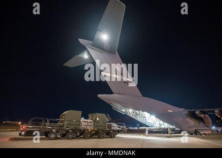 A Tunner 60K Aircraft Loader/Transporter operated by 67th Aerial Port ...