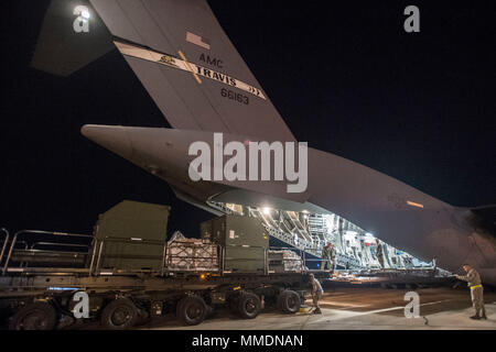 A Tunner 60K Aircraft Loader/Transporter operated by 67th Aerial Port ...