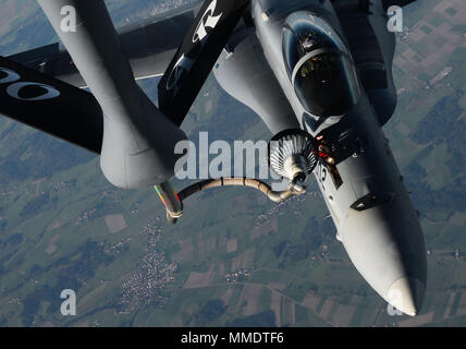 Aerial refueling probe of an F/A-18 fighter aircraft Stock Photo - Alamy