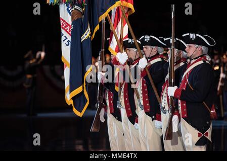 A Color Guard from the 4th Infantry Brigade Combat Team, 1st Infantry ...