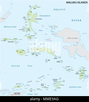 Detailed vector map of Indonesia and capital city Jakarta Stock Vector ...