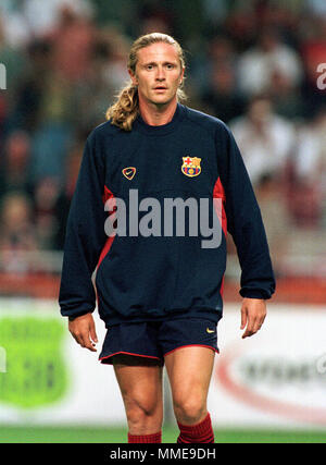 EMMANUEL PETIT FC BARCELONA AMSTERDAM AMSTERDAM HOLLAND 05 August 2000 ...