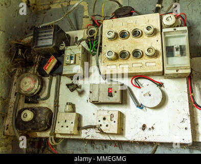 Electric Meter Board Stock Photo - Alamy
