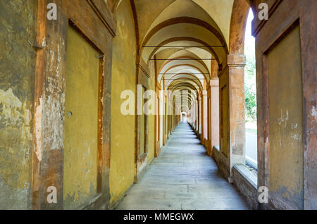 Bologna, Italy. Famous San Luca's portico (porch): the longest portico ...