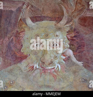 The Last Judgement fresco painting in the famous tourist attraction ...