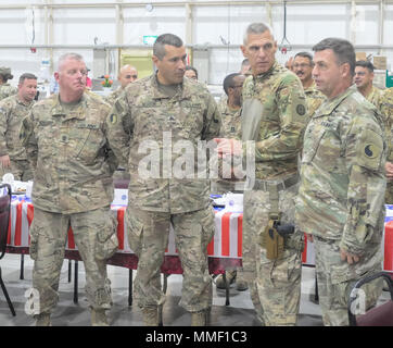 Maj. Gen. Victor Braden, left, commanding general of the Army National ...