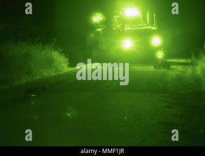 The Medium Mine Protected Vehicle (MMPV) Type II. with a deployed ...