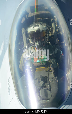 Six F-16Cs from the 549th Combat Training Squadron from Nellis Air ...
