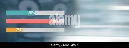 Statistic bar charts and transition Stock Photo - Alamy