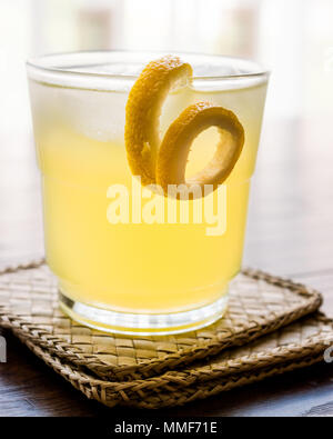 Yellow Bird Cocktail with lemon. Beverage Concept Stock Photo - Alamy