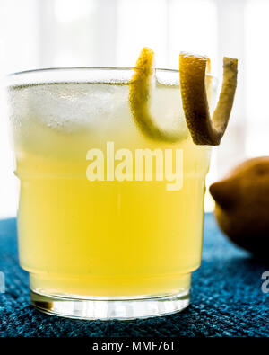 Yellow Bird Cocktail with lemon. Beverage Concept Stock Photo - Alamy