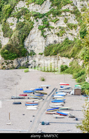 Pebble beach at Beer South Devon UK Stock Photo - Alamy