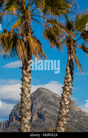 A view of the magnificent Mount Montgo, viewed from Javea - or Xabia ...