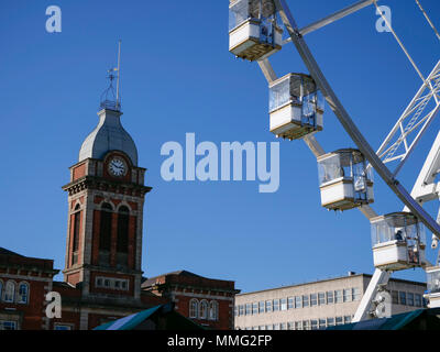 Big wheel tourist attraction Chesterfield Derbyshire England Stock ...