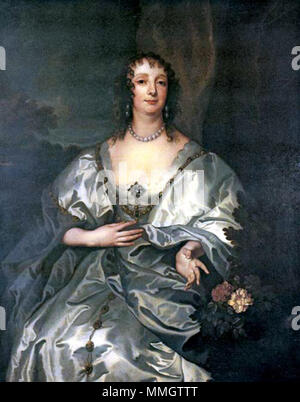 Portrait of Anne Villiers, a 17th-century figure, painted by Peter Lely ...