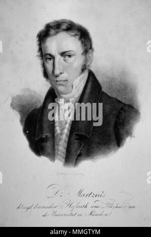 Carl FRiedrich Philipp Martius Litho Stock Photo - Alamy