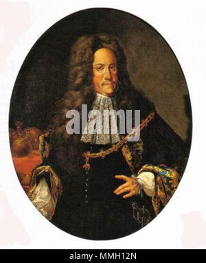 Portrait of Karl VI, emperor of the Holy Roman Empire, with allegory ...
