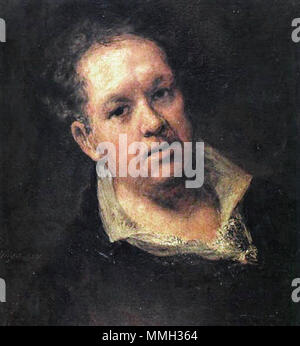 This self-portrait by Francisco de Goya depicts the Spanish painter ...
