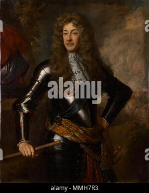 Portrait of King James II and VII in armour (Kneller Stock Photo - Alamy