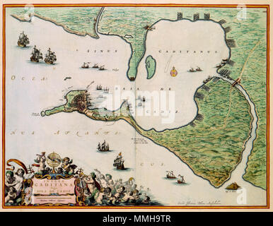 . Nederlands: Kaart van de baai van Arguin. Kaart van de Westkust van ...