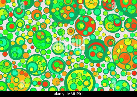 Shape of circles, bubbles, sphere or ellipses, abstract geometric ...
