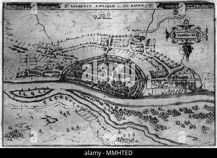 Karte von Bremen Stock Photo - Alamy