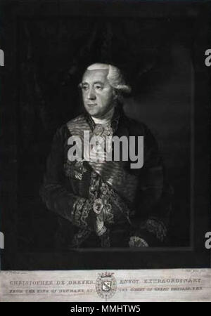 A portrait of Christopher Vilhelm Dreyer by John Jones, created in the ...