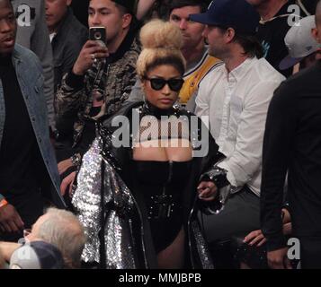 Nicki Minaj out at the Lakers game. The Houston Rockets defeated the ...