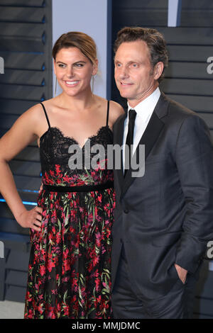 Anna Musky-Goldwyn, Tony Goldwyn attending the 44th NAACP Image Awards ...