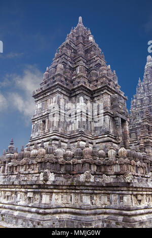 Asia, Indonesia, Java, Prambanan, Hinduism, towers, temples, stair ...