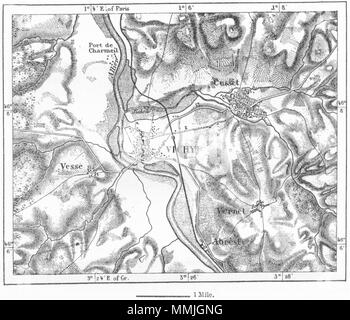 MAP OF VICHY FRANCE Stock Photo - Alamy