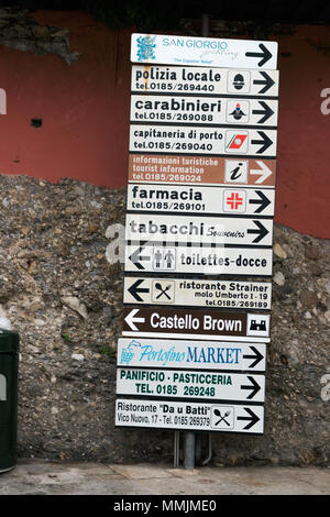Directional road signs in Tuscany, Italy Stock Photo - Alamy
