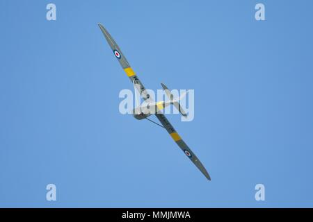 Slingsby T.21 is an open-cockpit, side-by-side two-seat glider, built ...