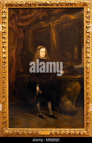 Charles II of Spain. painting by Juan Carreño de Miranda from c. 1680 ...