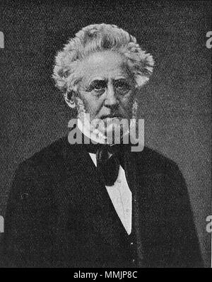 Portrait of Alfred Hage, 1876 Stock Photo - Alamy