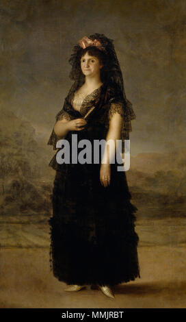 Portrait of a Woman by Agustin Esteve, Madrid, 1780-1785 AD, oil on ...