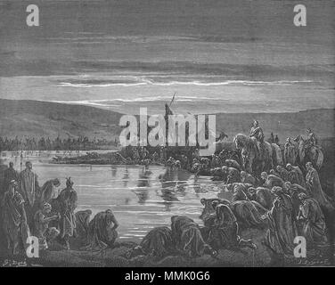 Gideon Chooses 300 Soldiers by Gustave Dore Stock Photo - Alamy