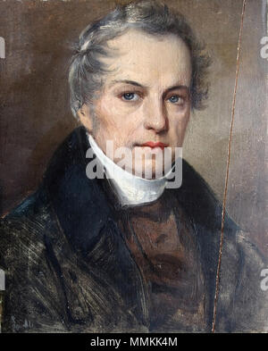 Adolf Gerstenberg, Architekt (1826-1896), Miniatur by August Grahl ...