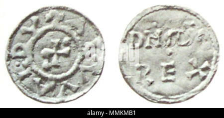 Coin of Æthelwold ætheling Stock Photo - Alamy