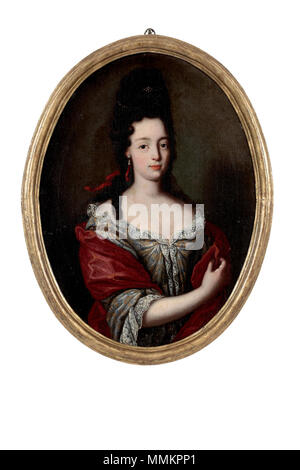 This portrait of Maria Angela Caterina d'Este, Princess of Carignan ...