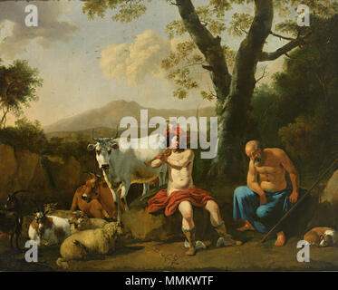 Scene with Mercury (Hermes Stock Photo - Alamy